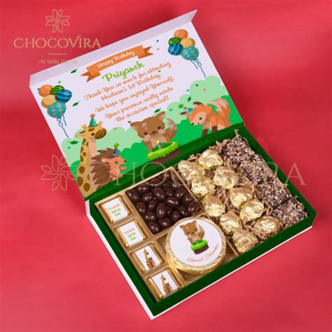 Return Gift Boxes For Birthday CV24HD02 Chocovira Chocolates