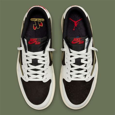 Travis Scott Air Jordan 1 Low OG Olive วางขาย 26 เม ย น