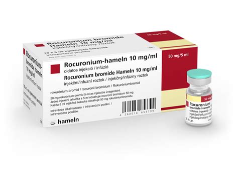 Hu Rocuronium 10 Mg Ml 50 Mg In 5 Ml 2990 Hameln Pharma