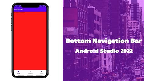 Bottom Navigation Bar Android Studio Bottom Navigation Bar Youtube