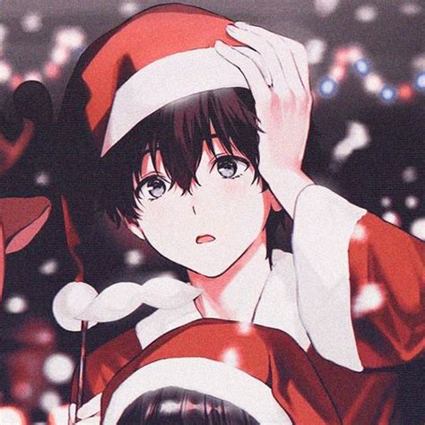 Cute Pfp For Discord Matching Aesthetic Christmas Anime Pfp Boy