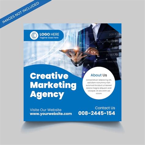 Kreative Unternehmens Flyer Vorlage Premium Vektor