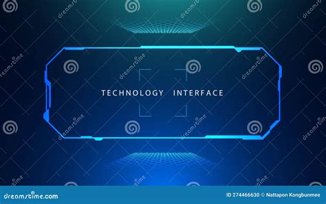 Abstract Technology Ui Futuristic Concept Hud Interface Hologram Copy