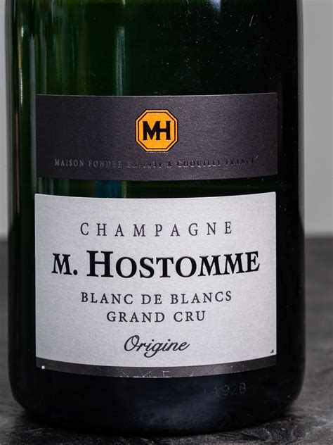Купить шампанское M Hostomme Origine Blanc de Blancs Grand Cru в