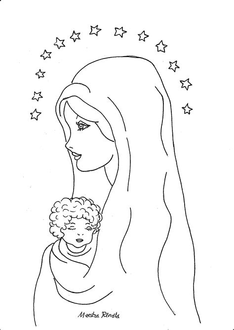 Disegni Da Colorare Madonna Di Fatima Coloring Image