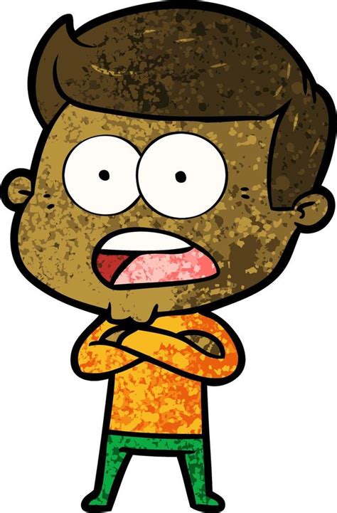 Personaje De Hombre Vectorial En Estilo De Dibujos Animados