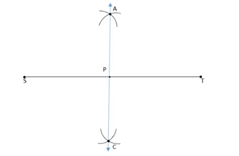 draw a line segment of length 10 cm and bisect it further bisect one of the equal parts and