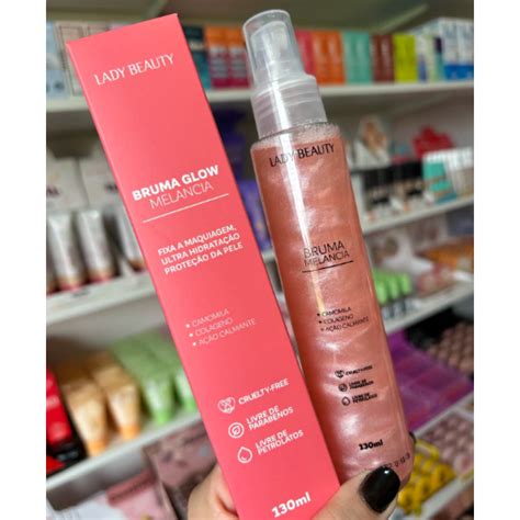 Bruma Fixadora Glow Melancia Lady Beauty Shopee Brasil