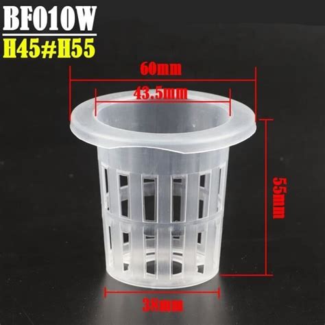 Pot de germination Mir hydroponique en plastique aéroponique pot de