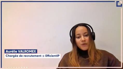 Témoignage Aurélie Valromex EfficientIP YouTube