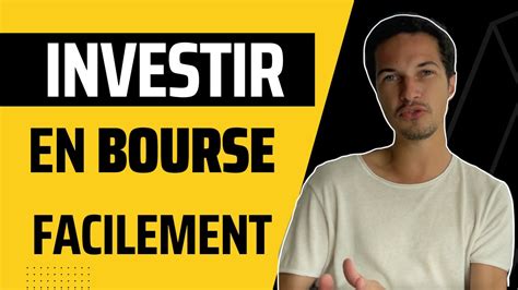 Comment investir en bourse pour les débutants YouTube