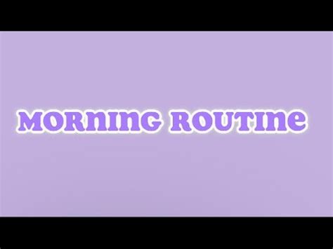My Summer Morning Routine Youtube
