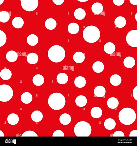 Red Polka Dot Background