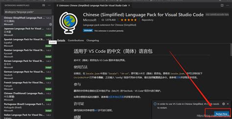 vscode ide 中文扩展插件安装和配置 idea下载了中文插件怎么配置到vscide中 csdn博客