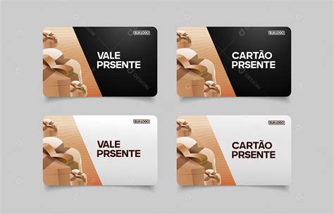 Modelo de Comprovante Voucher Cartão Presente Vetor EPS download