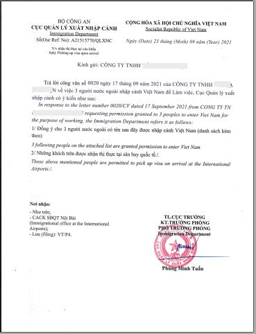 Hướng dẫn làm công văn nhập cảnh tại Nha Trang
