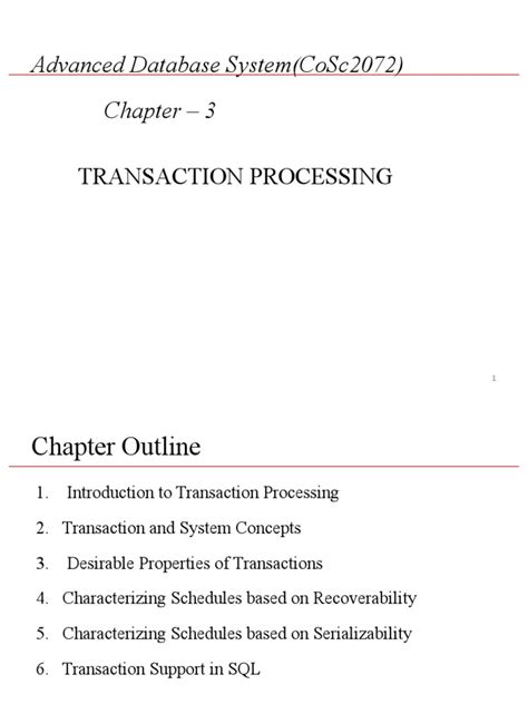 chapter 3 transaction processing pdf database transaction computer engineering