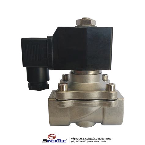Válvula Solenoide BSP Inox 304 2S Sinox SinoxTec Distribuidora de