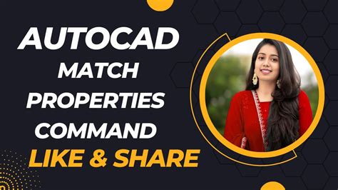 How To Use Match Properties Command In Autocad Bd Youtube