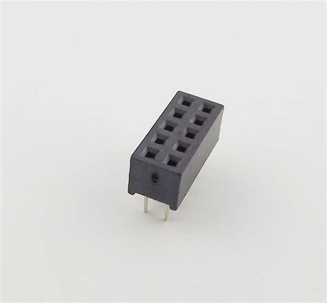Pcs Pitch Mm X Pin Pin Female Double Row Straight Pin Pcb