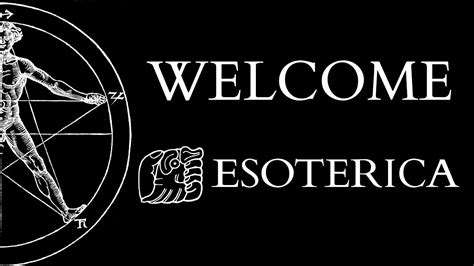 Introduction To The Channel And Welcome To Esoterica YouTube