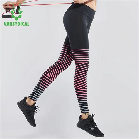 Buy Vansydical 2019 Reflective Fitness Sports Leggings Womens Running