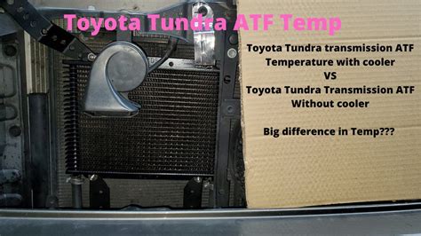 Toyota Tundra Transmission Fluid In Radiator