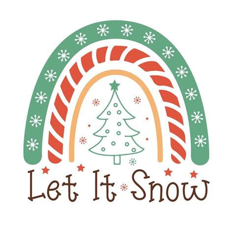 Premium Vector Boho Christmas Rainbow Svg Bundle