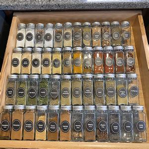 Amazon Spice Drawer Organizer Tiers Set Clear Acrylic Slanted