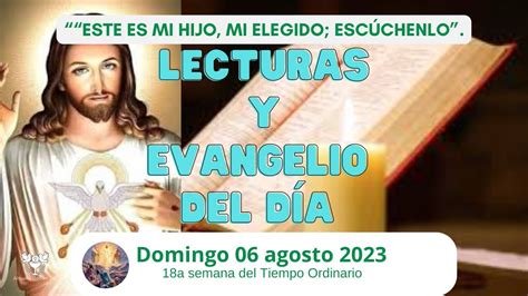 Lecturas Y Evangelio Del D A De Hoy Domingo De Agosto Breve