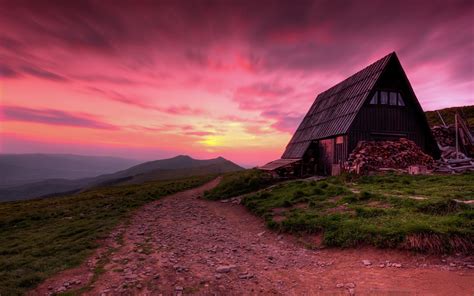 Fondos De Pantalla Luz De Sol Paisaje Puesta De Sol Colina