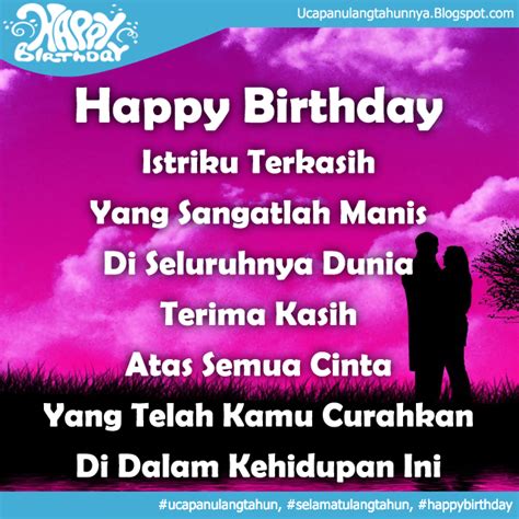 Ucapan Ulang Tahun Untuk Istri Newstempo