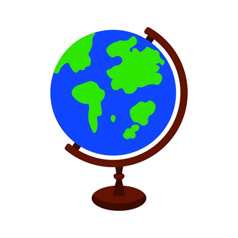 Icono De Dibujos Animados De Objeto De Globo Aislado Sobre Fondo Blanco