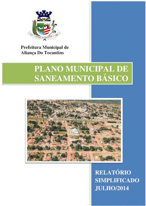 PDF PLANO MUNICIPAL DE SANEAMENTO BÁSICO Saneamento Básico todas