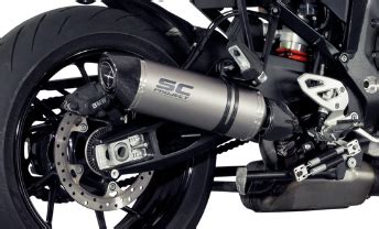 SC Project Low Mount Oval Exhaust BMW S1000XR 15 19