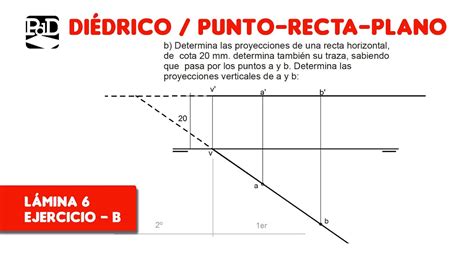 Pag B Punto Recta Plano Ejercicios De Sistema Di Drico Sdo Prp