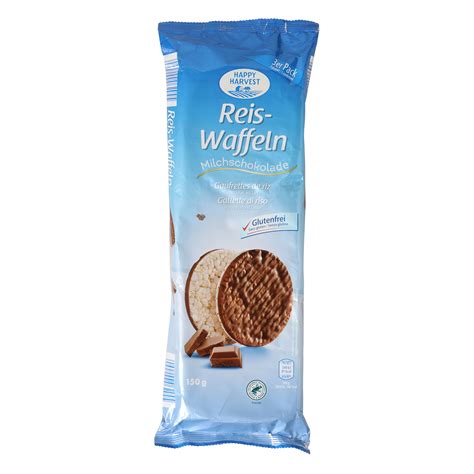 HAPPY HARVEST Reiswaffeln Milchschokolade ALDI Now