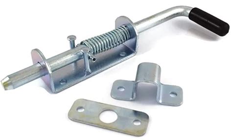 Rygiel 220mm zasuwa drzwi bramy ocynk zamknięcie Stal Pajeczno