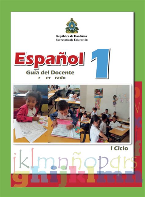 Guía del Docente Español 1 Grado Honduras