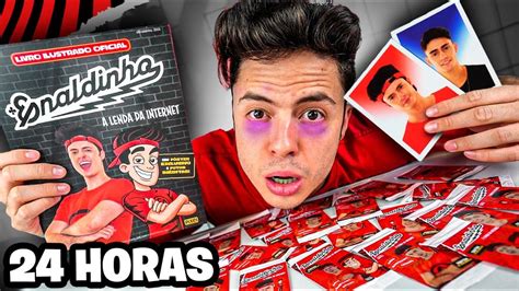 COMPLETEI O ÁLBUM DO ENALDINHO EM 24 HORAS Desafio O REI DO BAFO