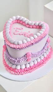 Cute Buttercream Cake Ideas For Any Occasion Pink And Soft Purple