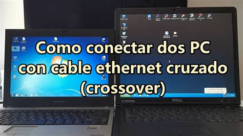 Cómo conectar dos PCs con un cable ethernet cruzado crossover para