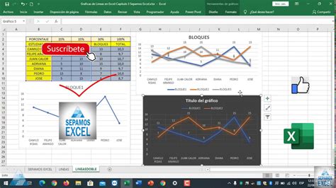 Grafico Dinamico De Lineas En Excel Image To U