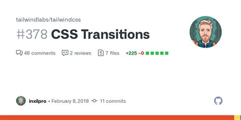 css transitions by inxilpro · pull request 378 · tailwindlabs tailwindcss · github