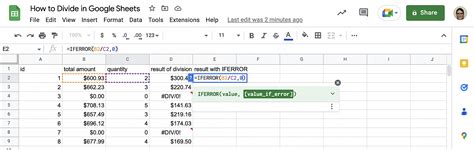 How To Divide In Google Sheets Easy Guide Layer Blog
