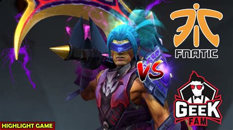 Fnatic Vs Geek Fam GranD FinaL Bo5 One Esports Dota 2 SEA