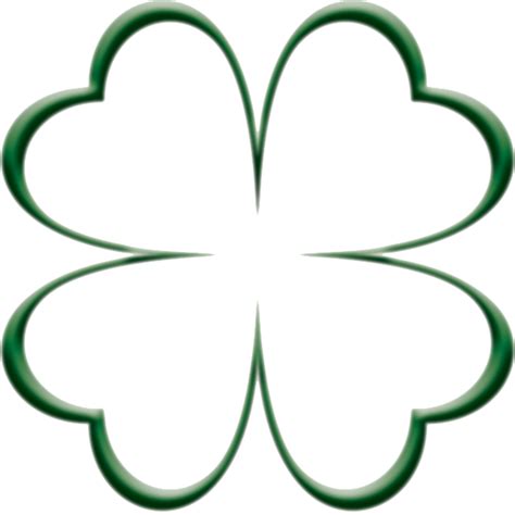 0 Result Images Of Four Leaf Clover Png Outline PNG Image Collection