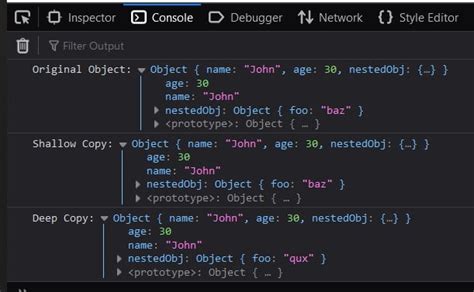 Shallow Copy Vs Deep Copy JavaScript