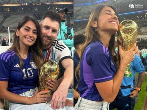 Quem é a esposa de Messi Antonela Roccuzzo comemora título da