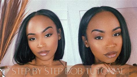 Bob Tutorial Step By Step Quick Weave How I Do My Quick Weave Bob